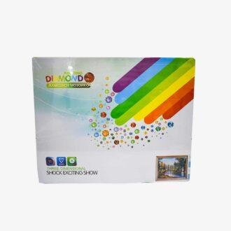 Plastic diamond sticker frame 40*50cm village || City Star